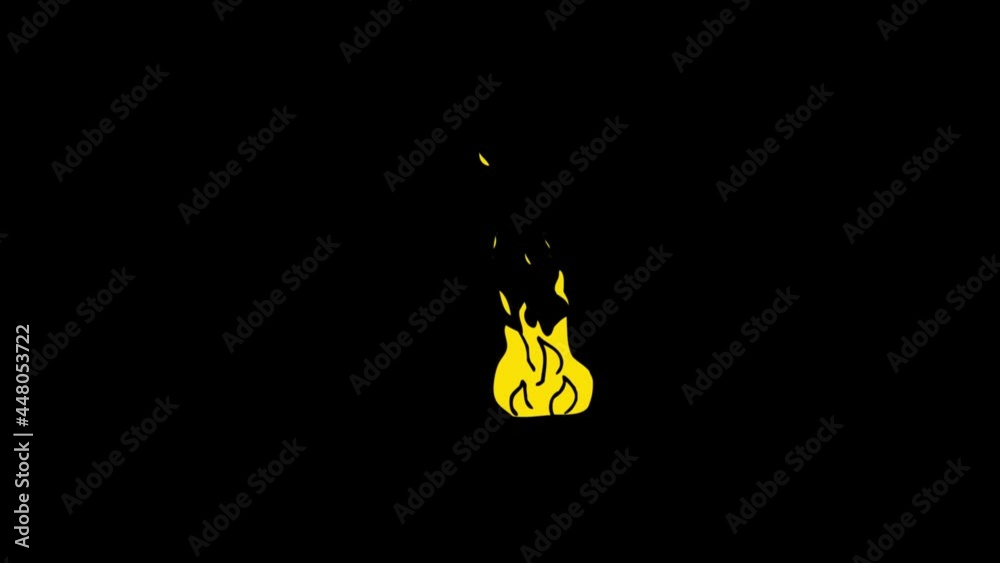 Cartoon flame animation. Flame background and texture.cartoon fire ...