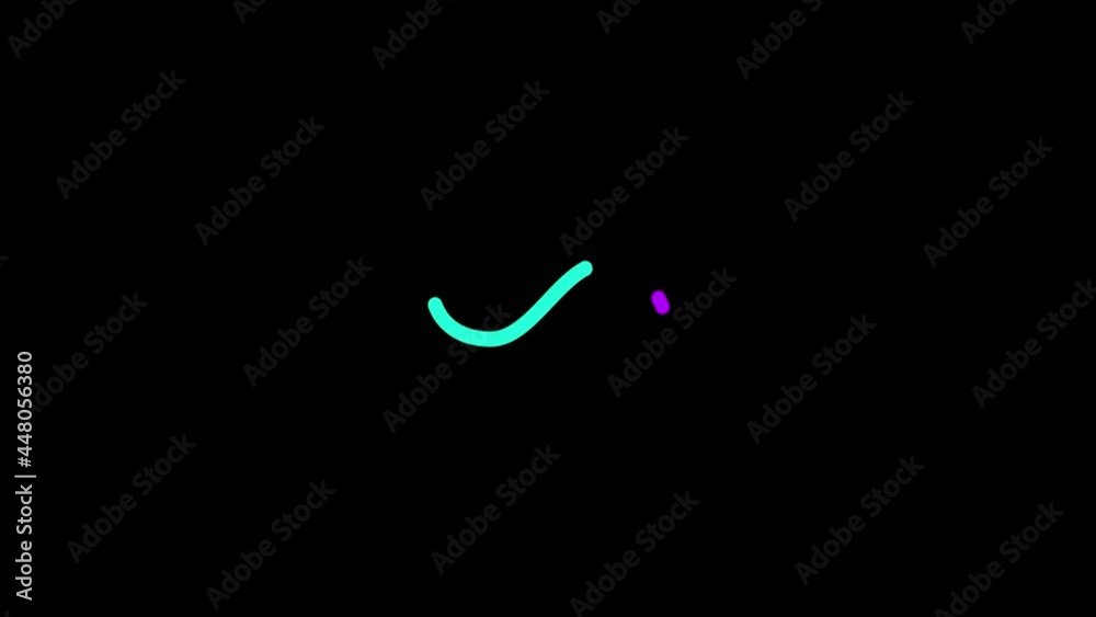 Motion element colorful splash and swoosh fx done in a 2D style ...