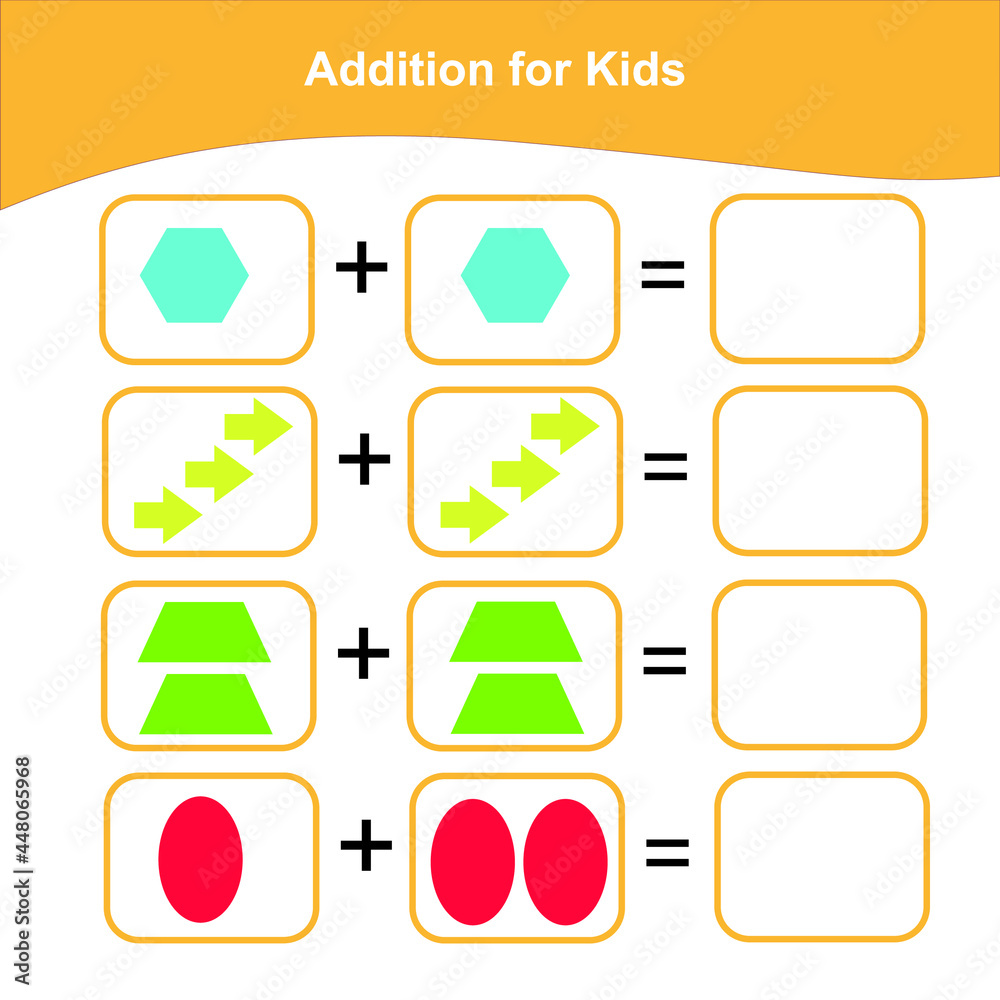 Counting Game for Preschool Children. Math Worksheet for Preschool ...