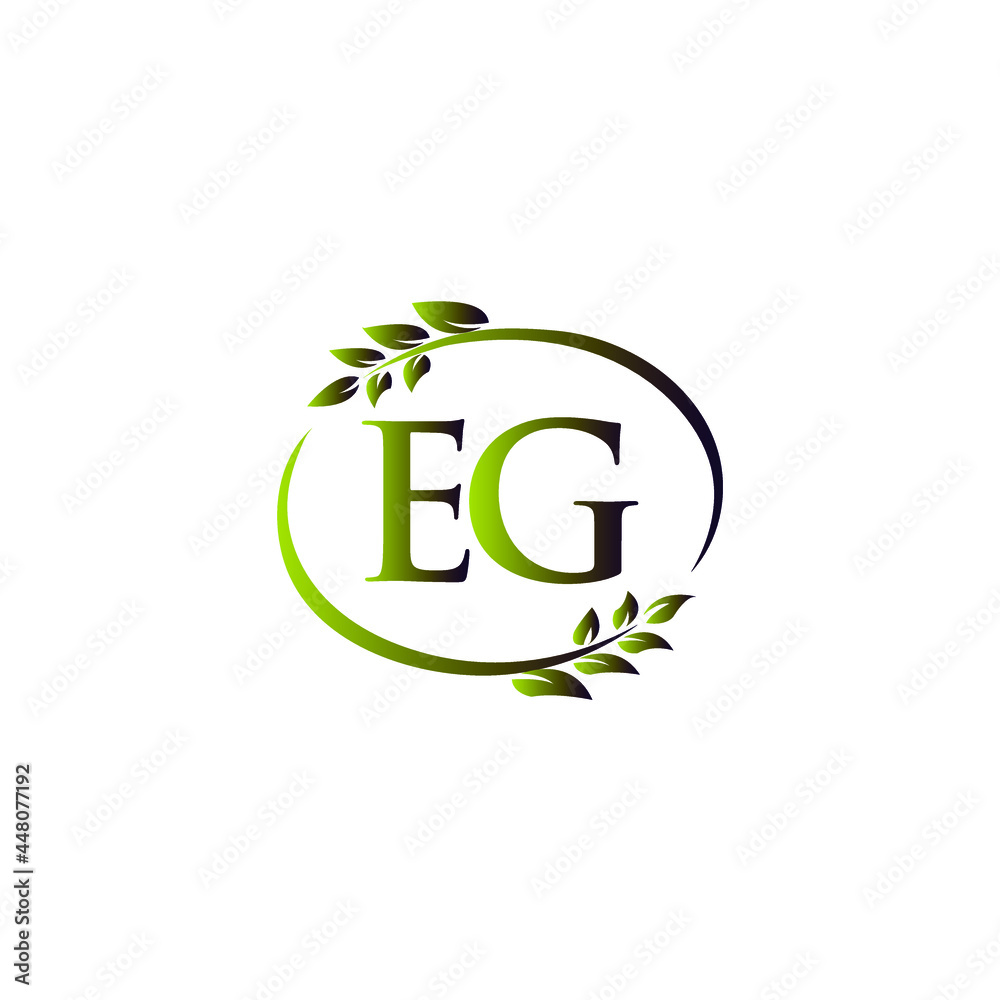 EG letter logo abstract design. EG unique design, EG letter logo design ...