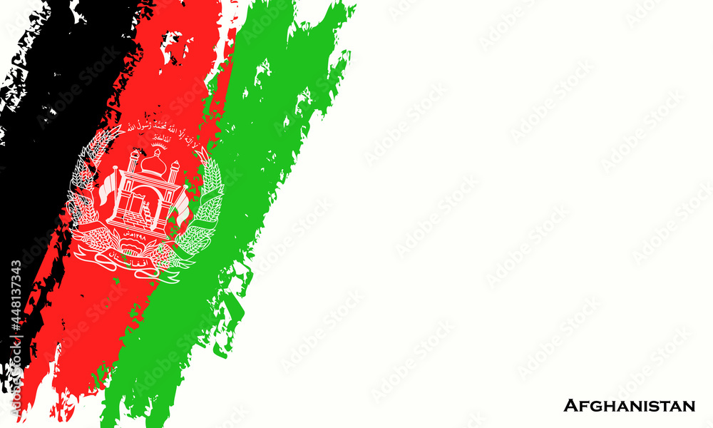 Afghanistan Independence Day Flag Texture Background Template Design ...