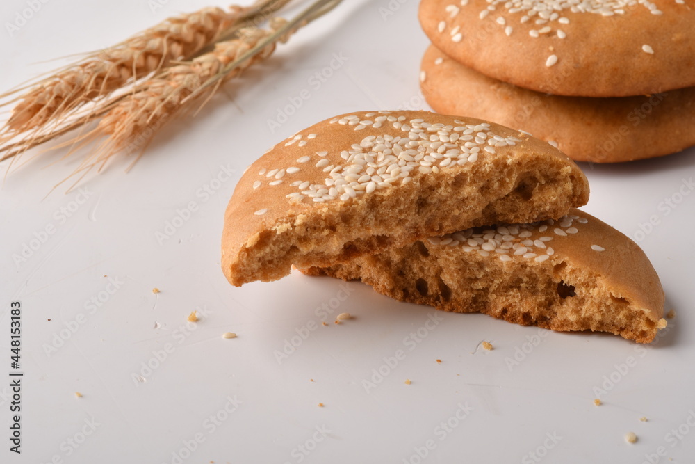 Maryam bread, molasses, yellow bread, yeast, flour, baker Stock Photo ...