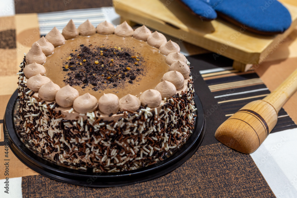 pastel de café Stock Photo | Adobe Stock