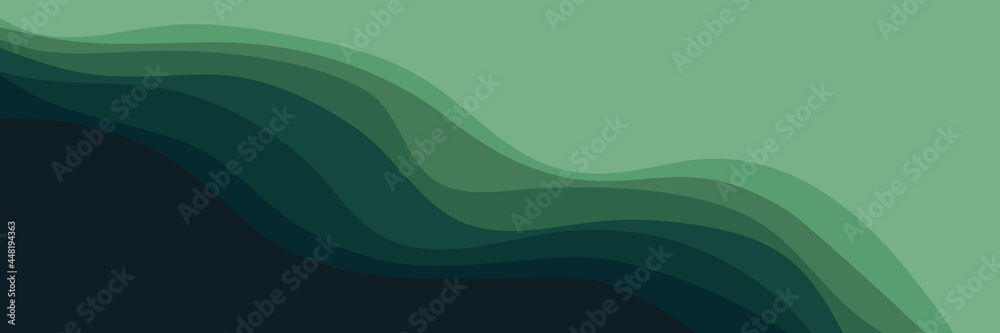 abstract green wave pattern vector design for wallpaper, backdrop ...