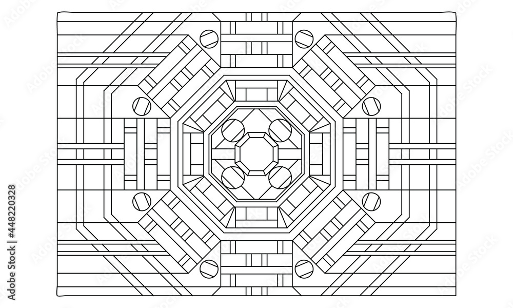 Coloring-#230 Landscape coloring pages for adults. Coloring-#230 ...