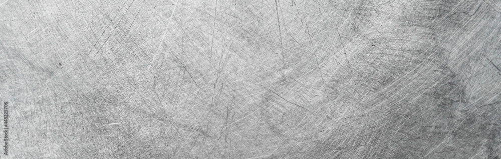 Scratched metal texture background - long banner Stock Photo | Adobe Stock