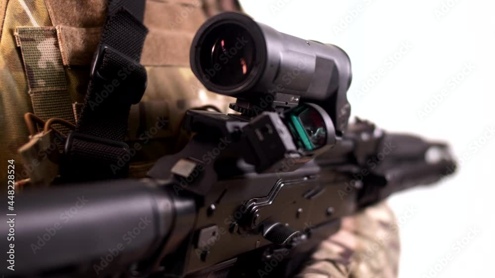 Modern high-precision optical and collimator sighting system with ...