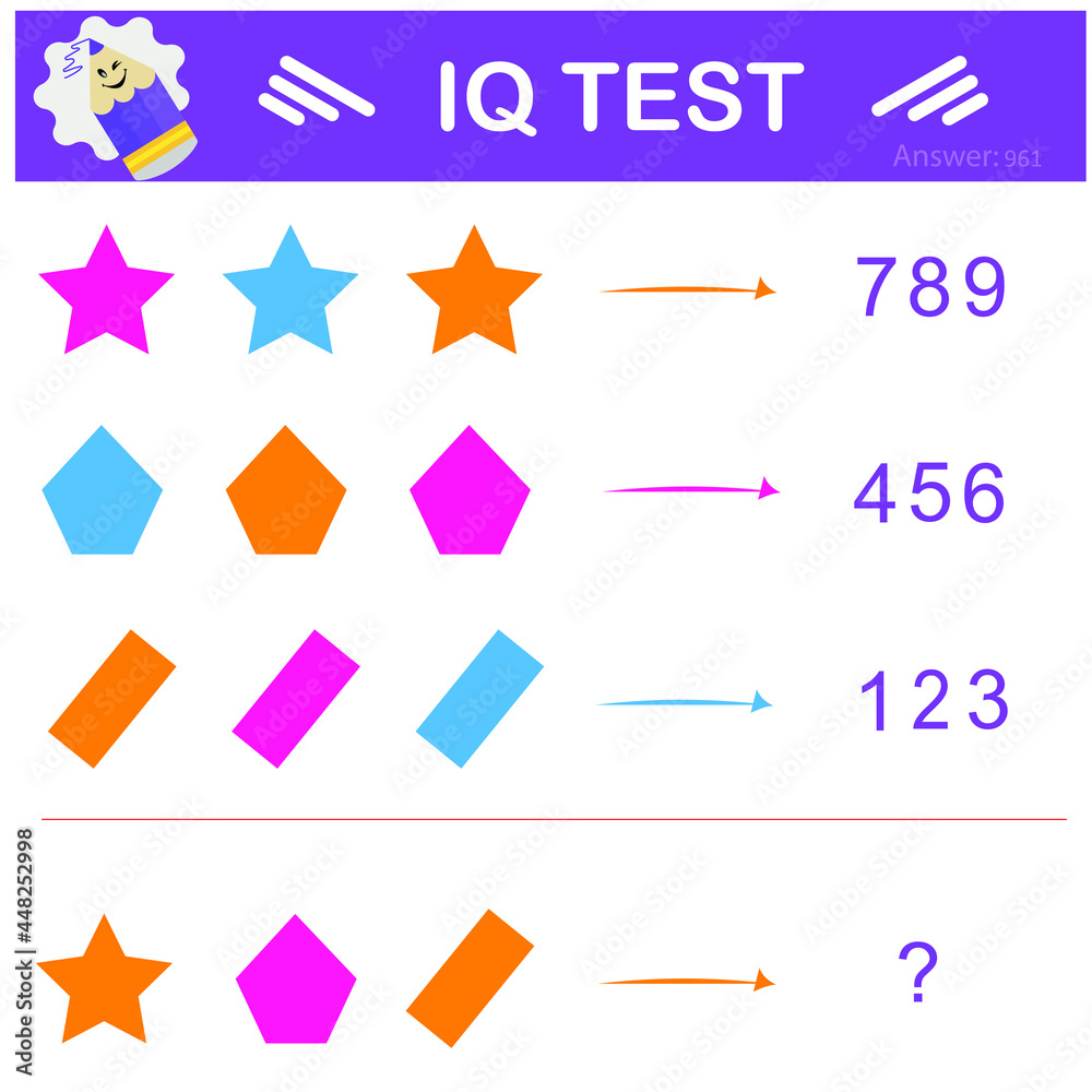 Which number replaces the question mark? Intelligence puzzle, Logic ...