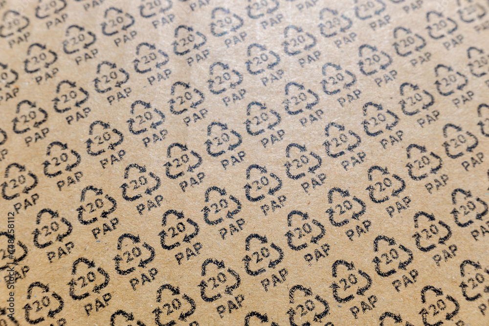 Valencia, Spain - July 30, 2021: Detail of the type 20 PAP code ...