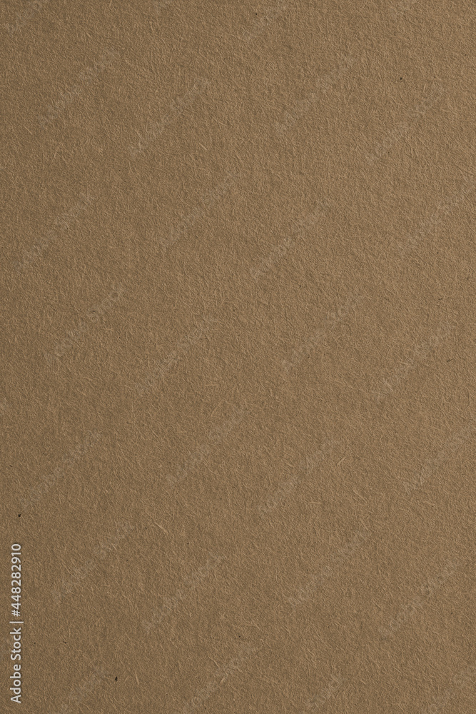 The surface of brown cardboard. Paper texture with cellulose fibers ...