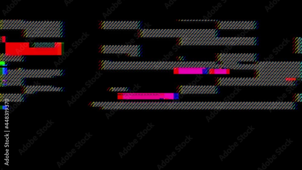 Vidéo Stock Glitch animation transition 4k video glitch transitions ...