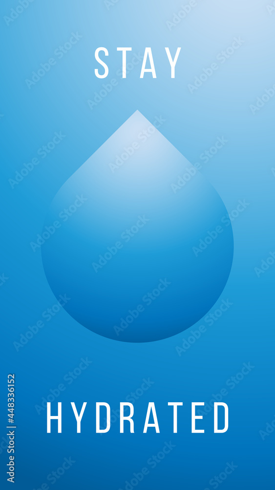 Stay hydrated drink water poster design for health healthy lifestyle ...