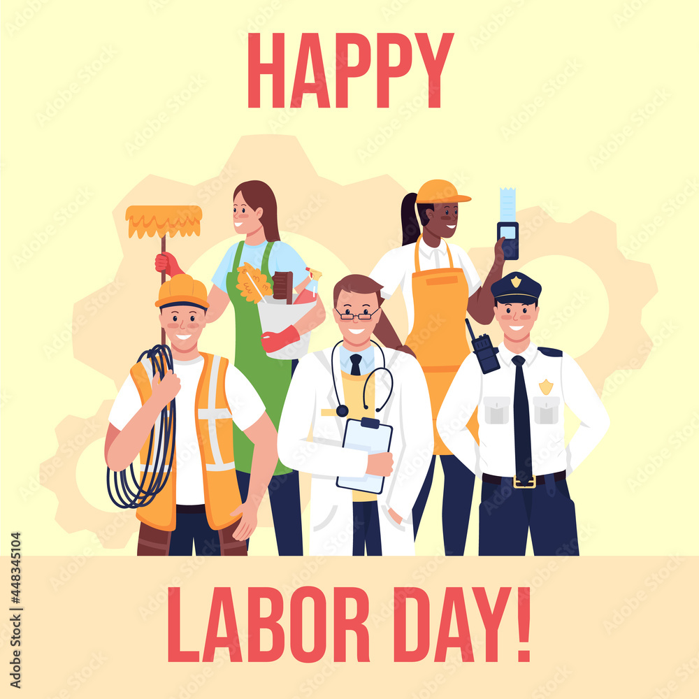 Vecteur Stock International workers day social media post mockup. Happy ... Vecteur Stock International workers day social media post mockup. Happy ...
