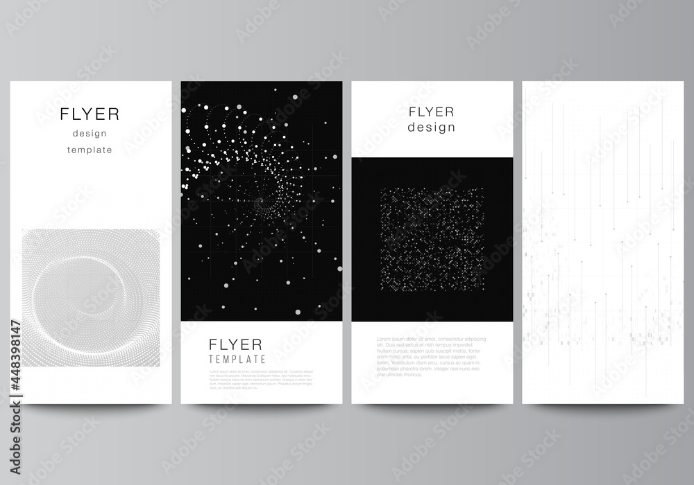 Vector layout of flyer, banner design templates for website advertising ...