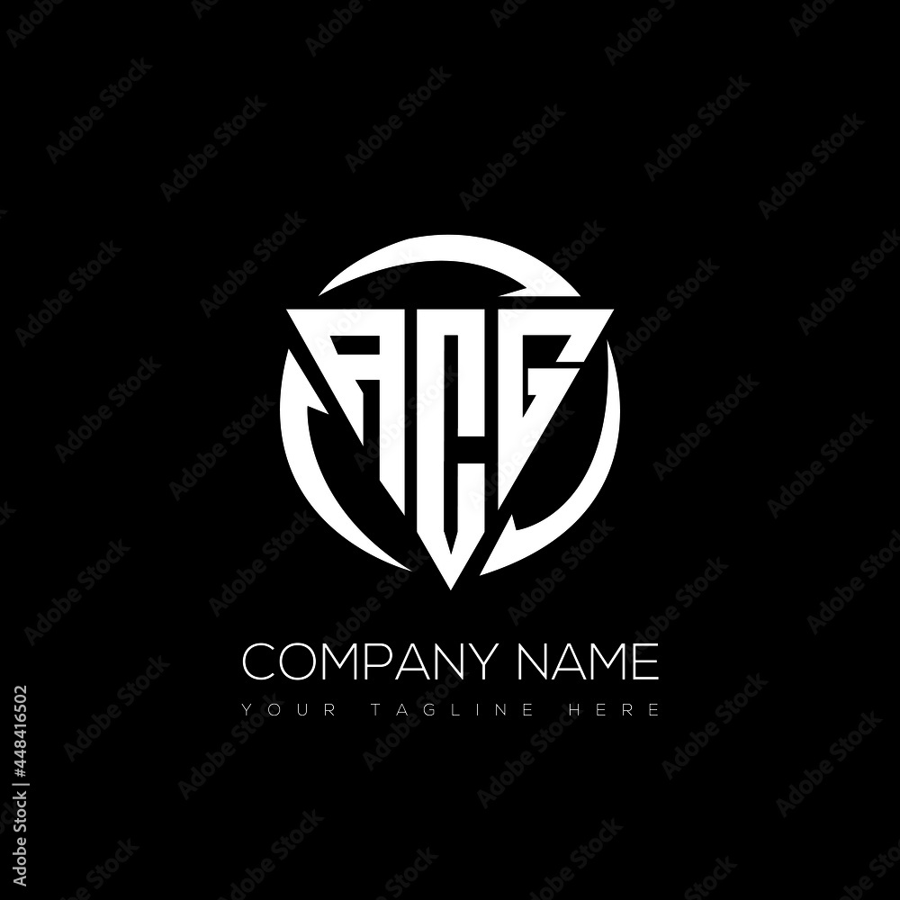 ACG letter logo abstract design. ACG unique design, ACG letter logo ...