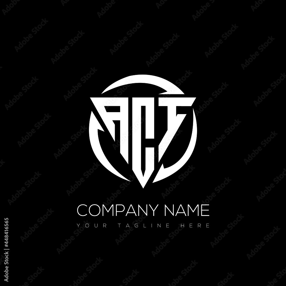 ACI letter logo abstract design. ACI unique design, ACI letter logo ...