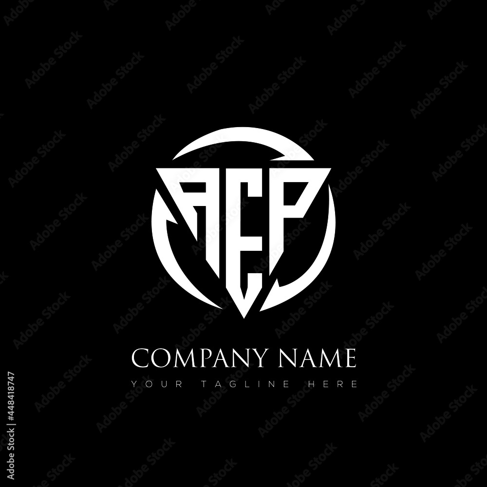 AEP letter logo abstract design. AEP unique design, AEP letter logo ...