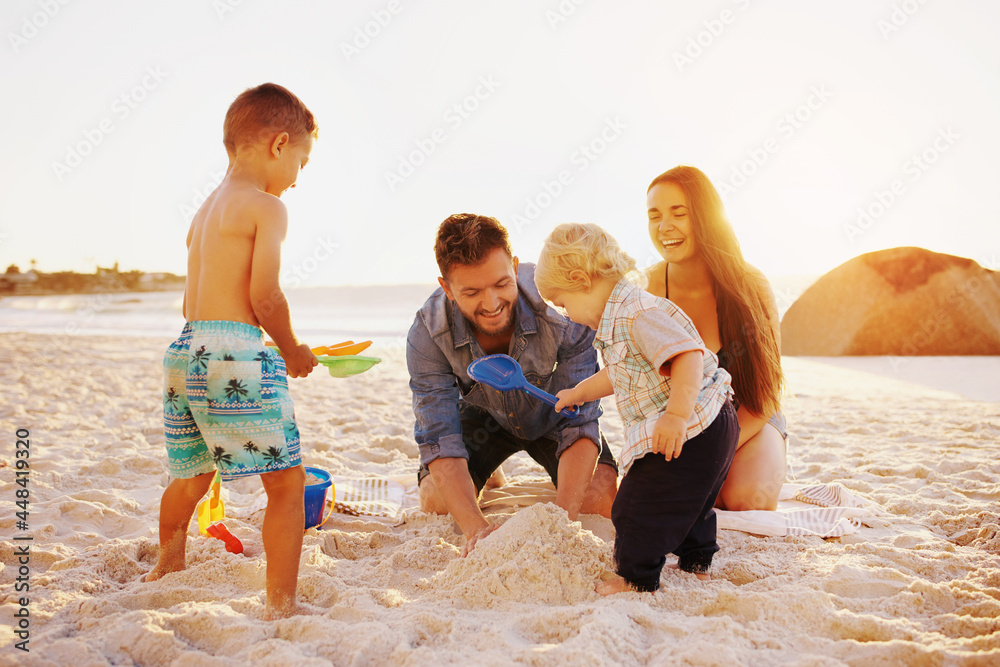 The ultimate family bonding activity Stock Photo | Adobe Stock