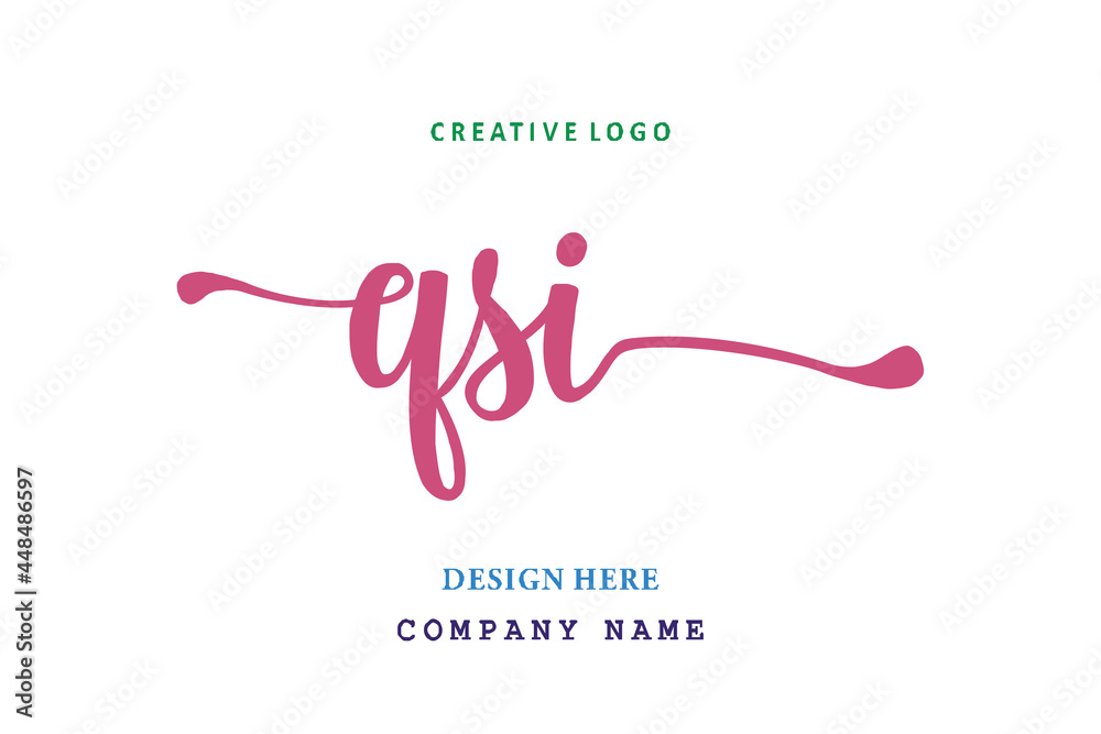 QSI lettering logo is simple, easy to understand and authoritative ...