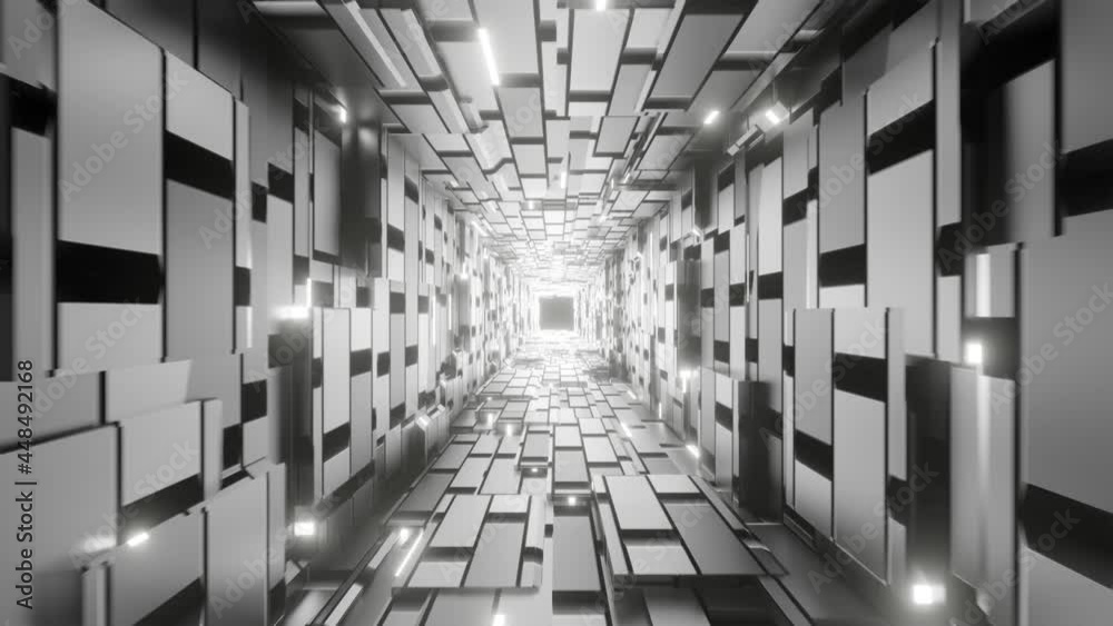 3D animation background of futuristic technology abstract motion ...