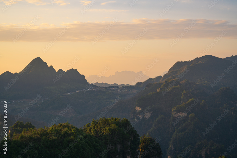 Zhangjiajie National Forest Park, Hunan Province, China, where the ...