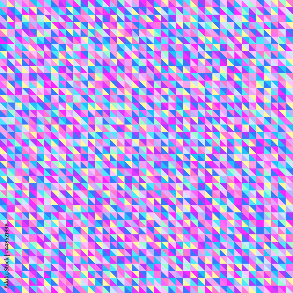 Seamless triangle pattern. Colorful wallpaper of the surface. Bright ...