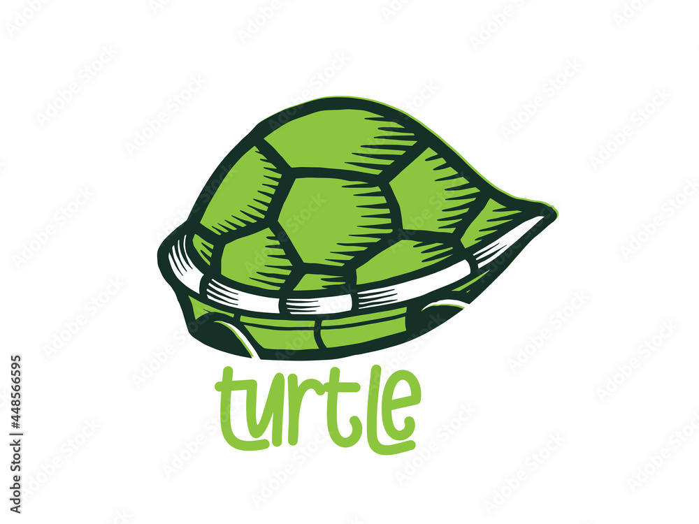 Turtle logo graphic design concept. Editable sea turtle element, can be ...