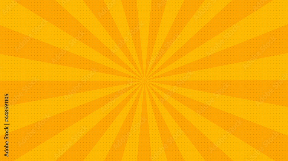 New abstract yellow comic zoom background with halftone effect Stock ...