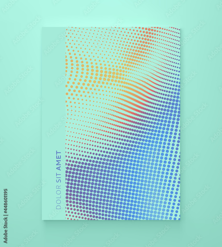 Halftone gradient background. Vibrant trendy texture, with blending ...