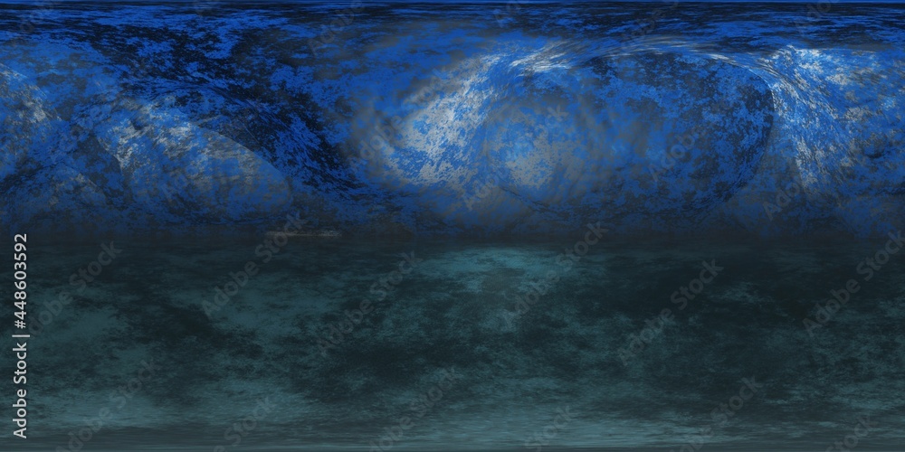 underground lake, cave, grotto, HDRI, environment map , Round panorama ...