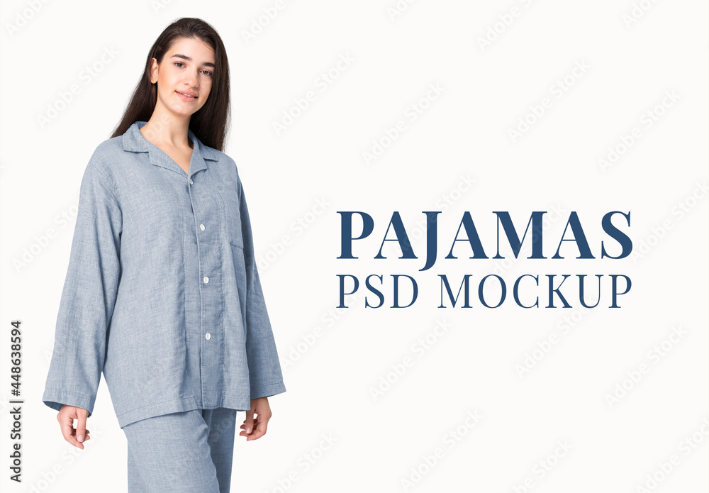 Pajamas Mockup Women’S Nightwear Stock Template | Adobe Stock