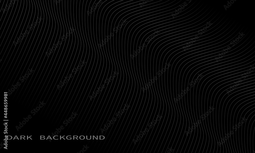 premium background with dark color and abstract gray line for poster ...