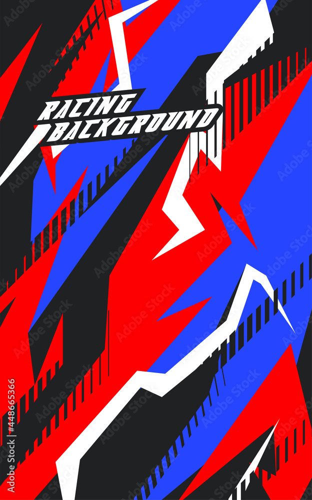 Abstract geometric backgrounds for sports and games. Abstract racing ...