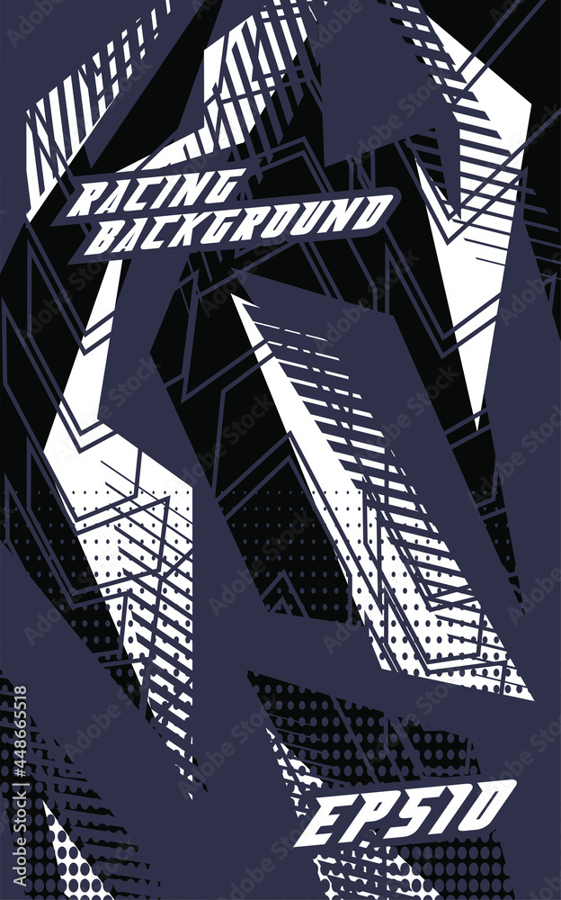 Abstract geometric backgrounds for sports and games. Abstract racing ...