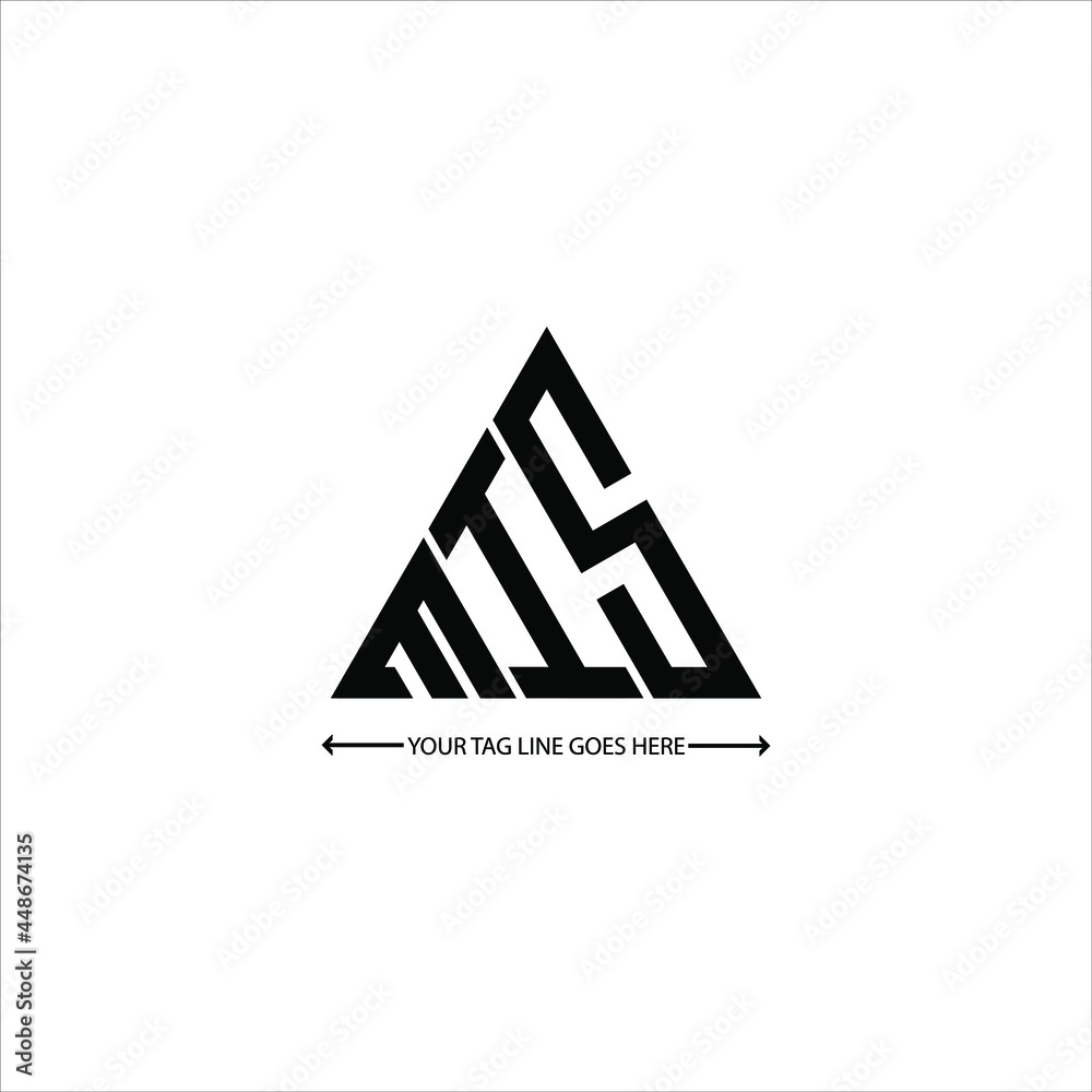 MIS letter logo creative design. MIS unique design Stock Vector | Adobe Stock