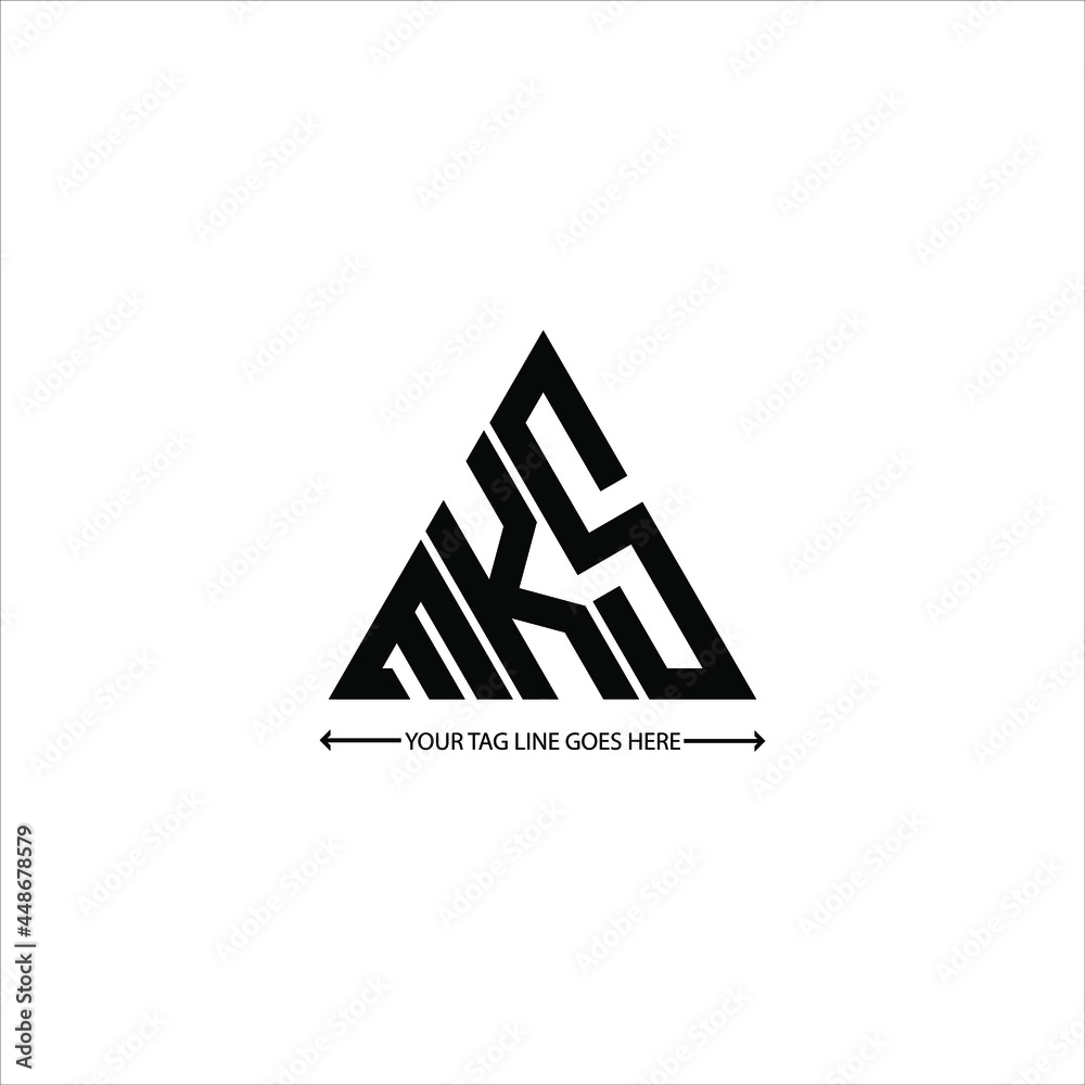MKS letter logo creative design. MKS unique design Stock Vector | Adobe ...