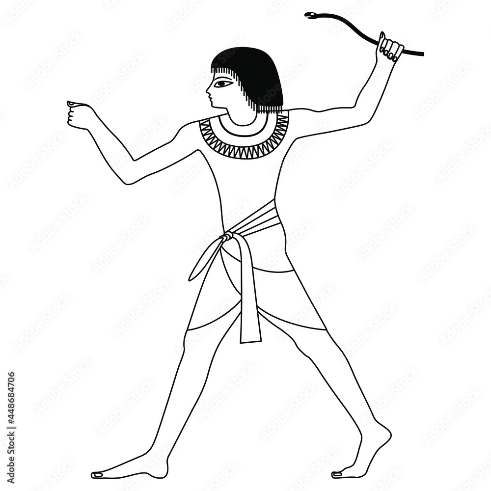 Drawings Of Egyptian Men