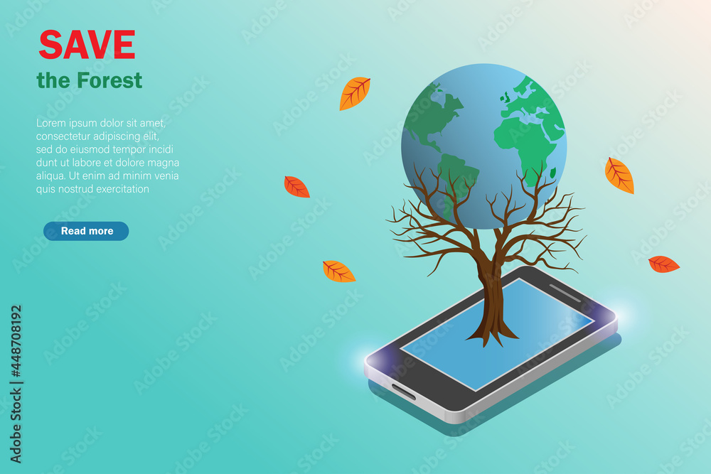 Save the forest, ecology, environment, reforestation and earth day ...