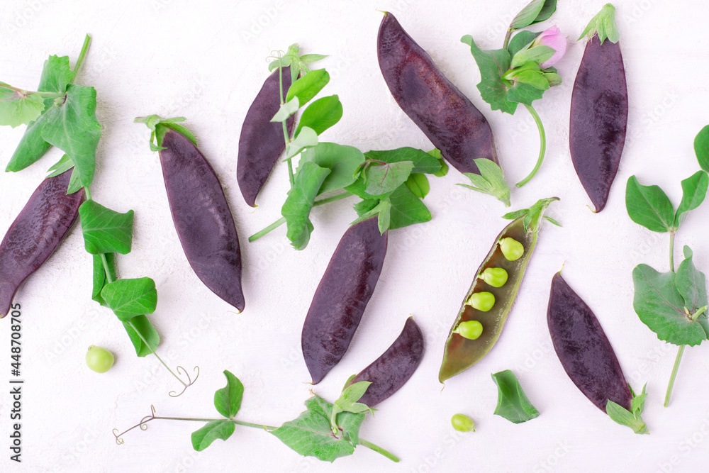 Purple Pea Pods