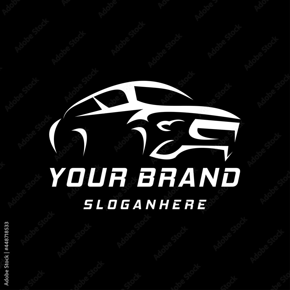 SUV car logo vector for symbol transport Stock Vector | Adobe Stock