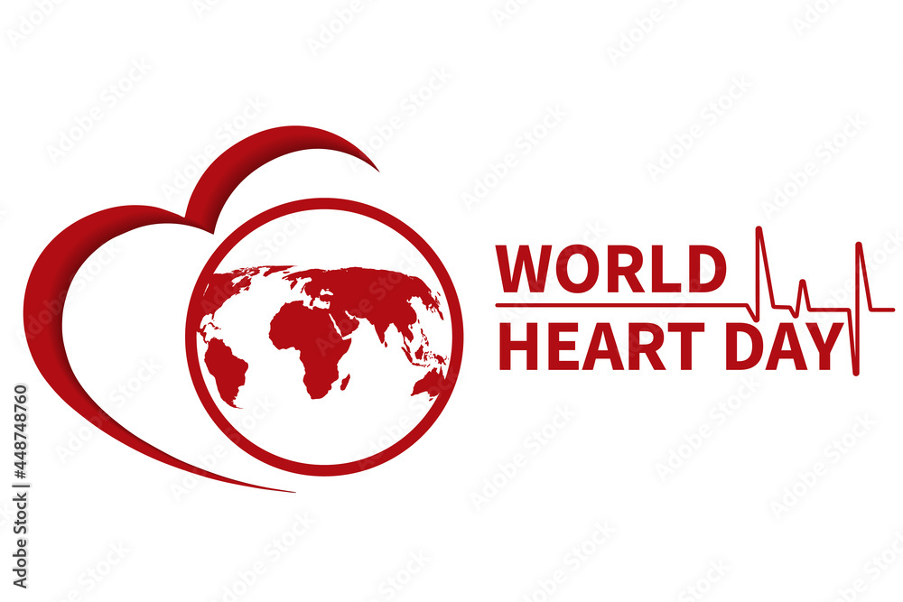 Heart Health Day . An illustration, poster or banner for the background ...