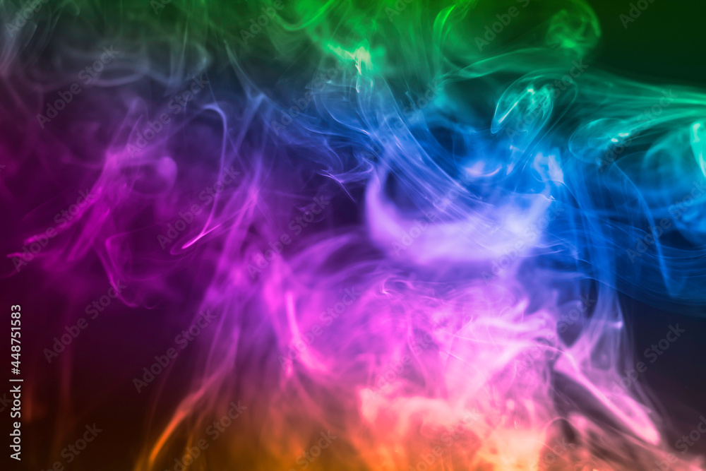 Rainbow abstract texture smoke background. smoke color light. Stock ...