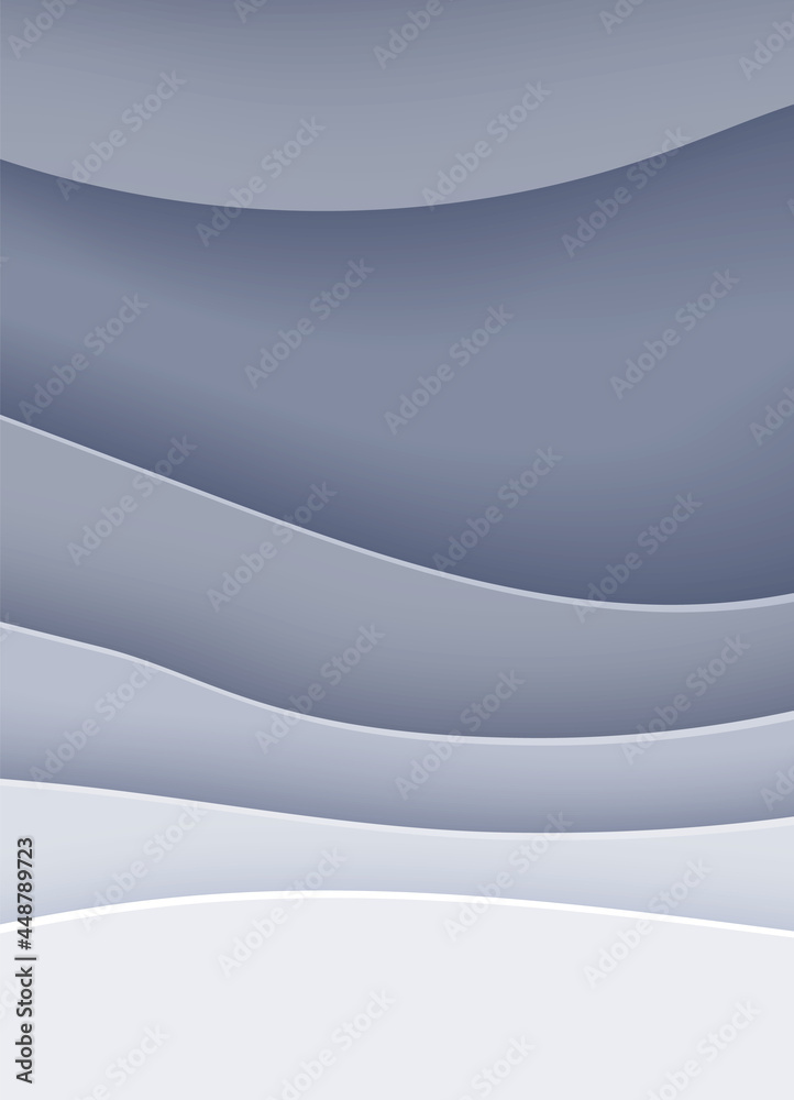 Abstract background in paper cut style. 3d wallpaper with cut out deep ...