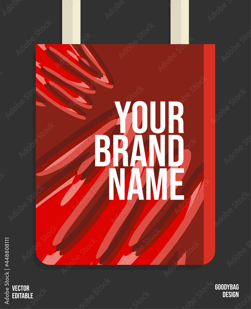 Modern style abstract art, suitable for shopping bags, tote bags ...