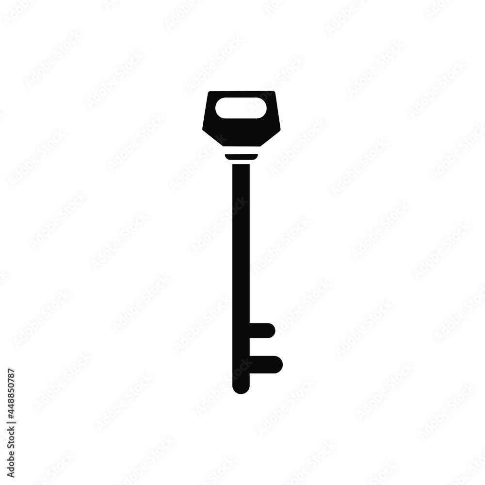 Key icon vector set. Key illustration sign collection. Key microphone ...