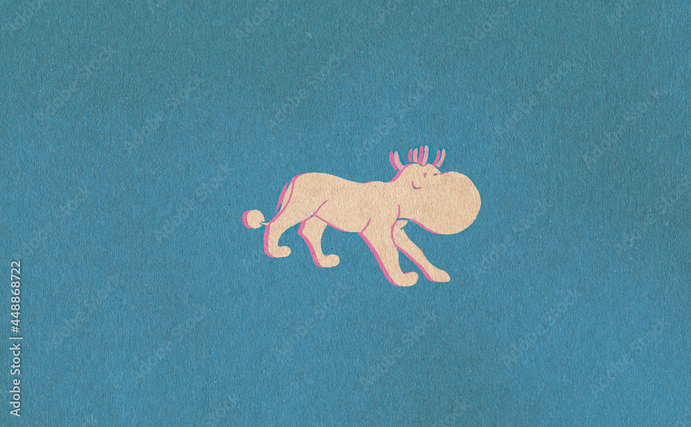 Alien Dog Character Illustration Stock Photo | Adobe Stock