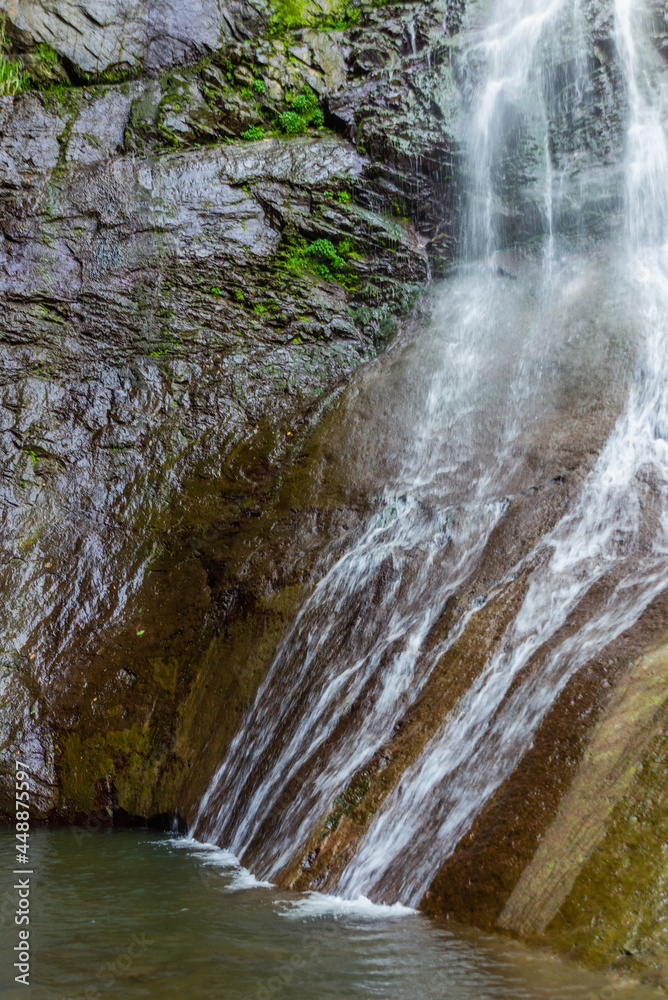 BATUMI, GEORGIA: Makhuntseti or Mahuntseti waterfall. This is one of ...