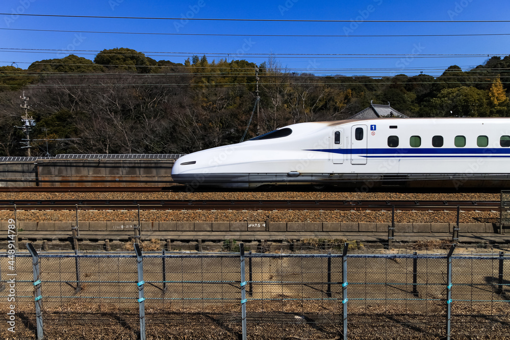 Nagoya, JAPAN - Mar 11, 2017 : A Shinkansen bullet train in Japan ...