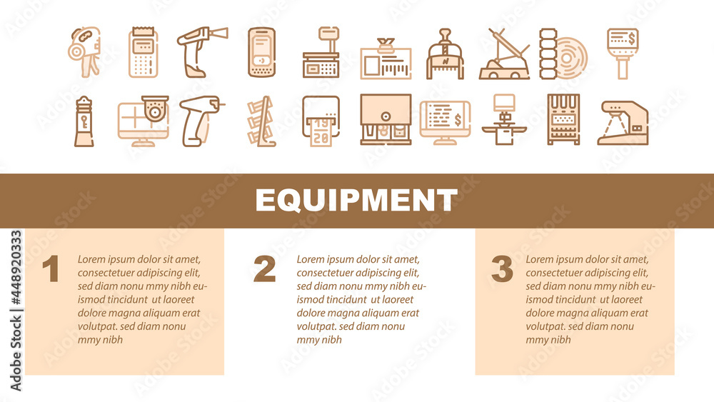 Self Service Buying Landing Web Page Header Banner Template Vector ...