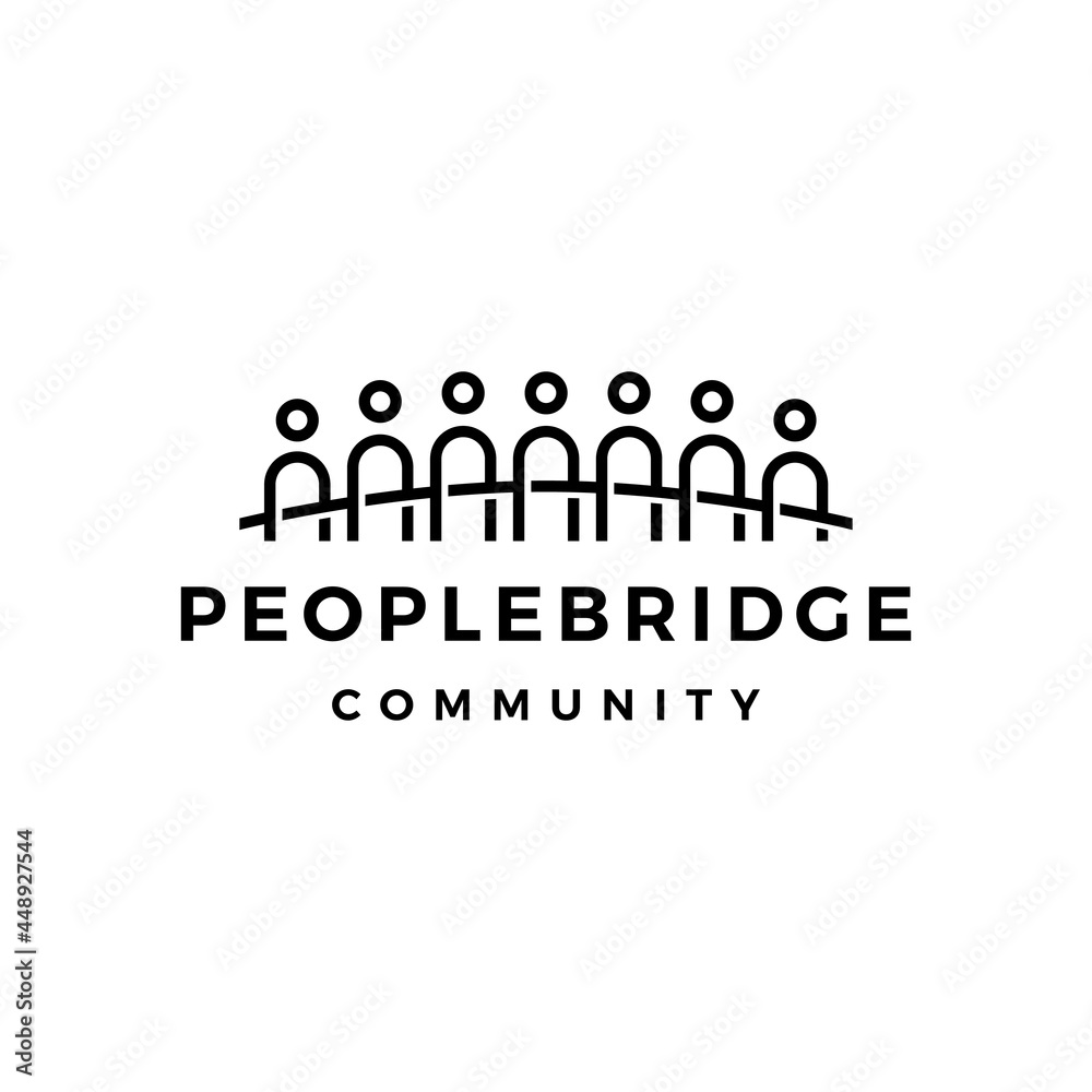 people bridge group seven 7 community family connection team work ...